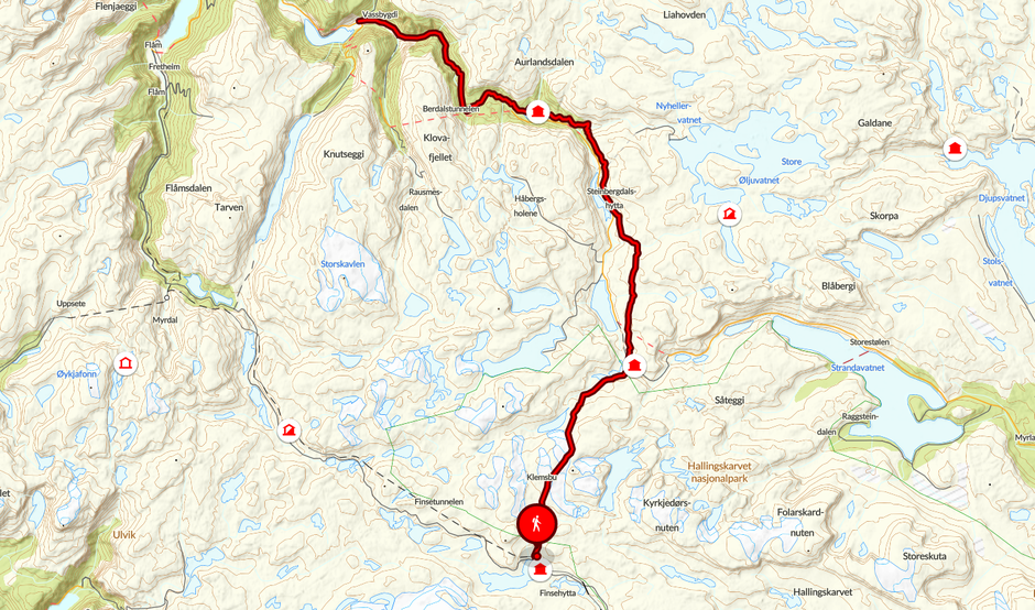 Medvind - Fjellveien til Aurlandsdalen - DNT