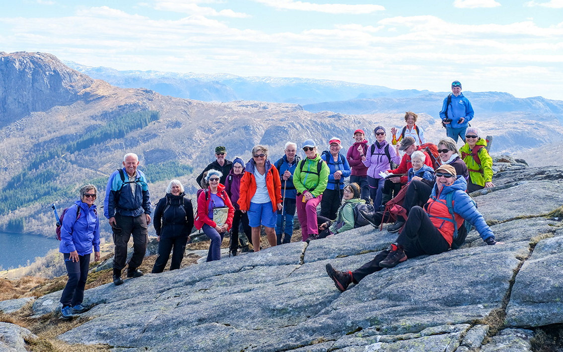 Turprogram 2024 for 60+ i Stavanger Turistforening - DNT